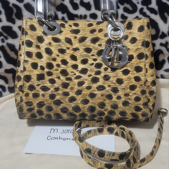 Dior | Bags | Lady Dior Leopard Print Vintage | Poshmark